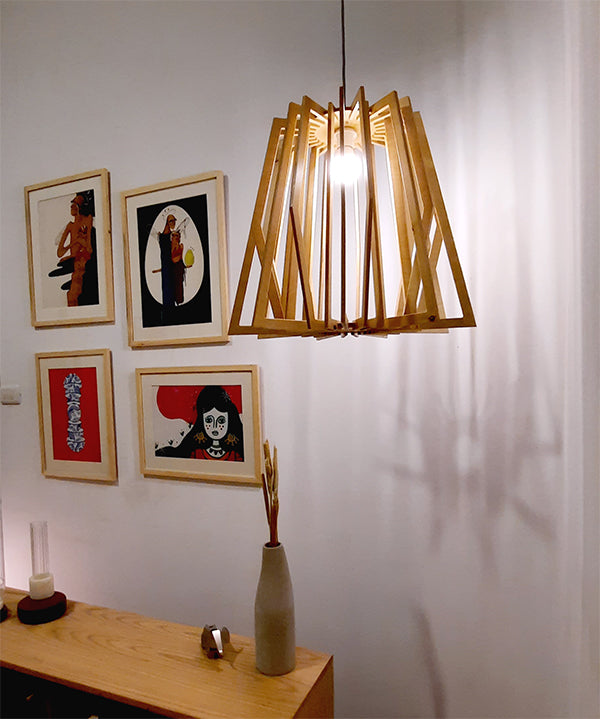 L-Shade Wooden Lighting – Room No.9